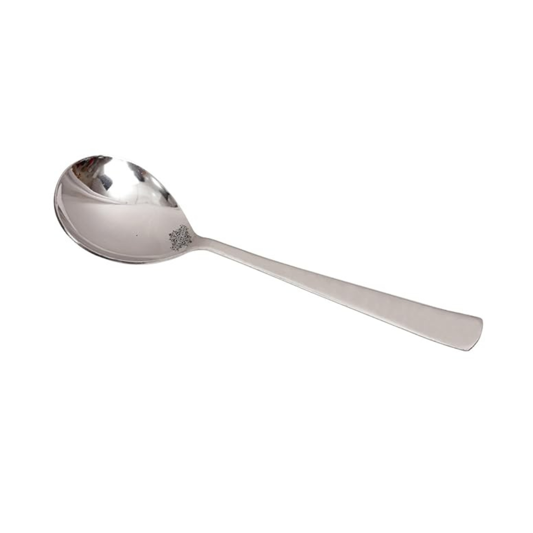 Indian Art Villa Matt Finish Stainless Steel Serving Spoon Cutlery, 1 ...